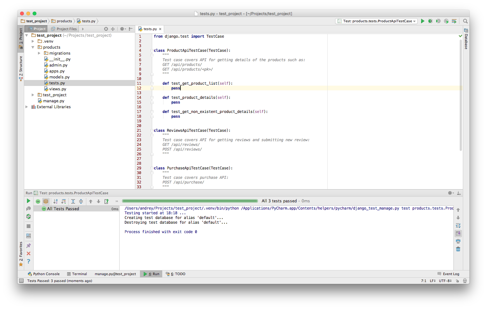 Test Driven Development With Python & Django using PyCharm · AnvilEight ...